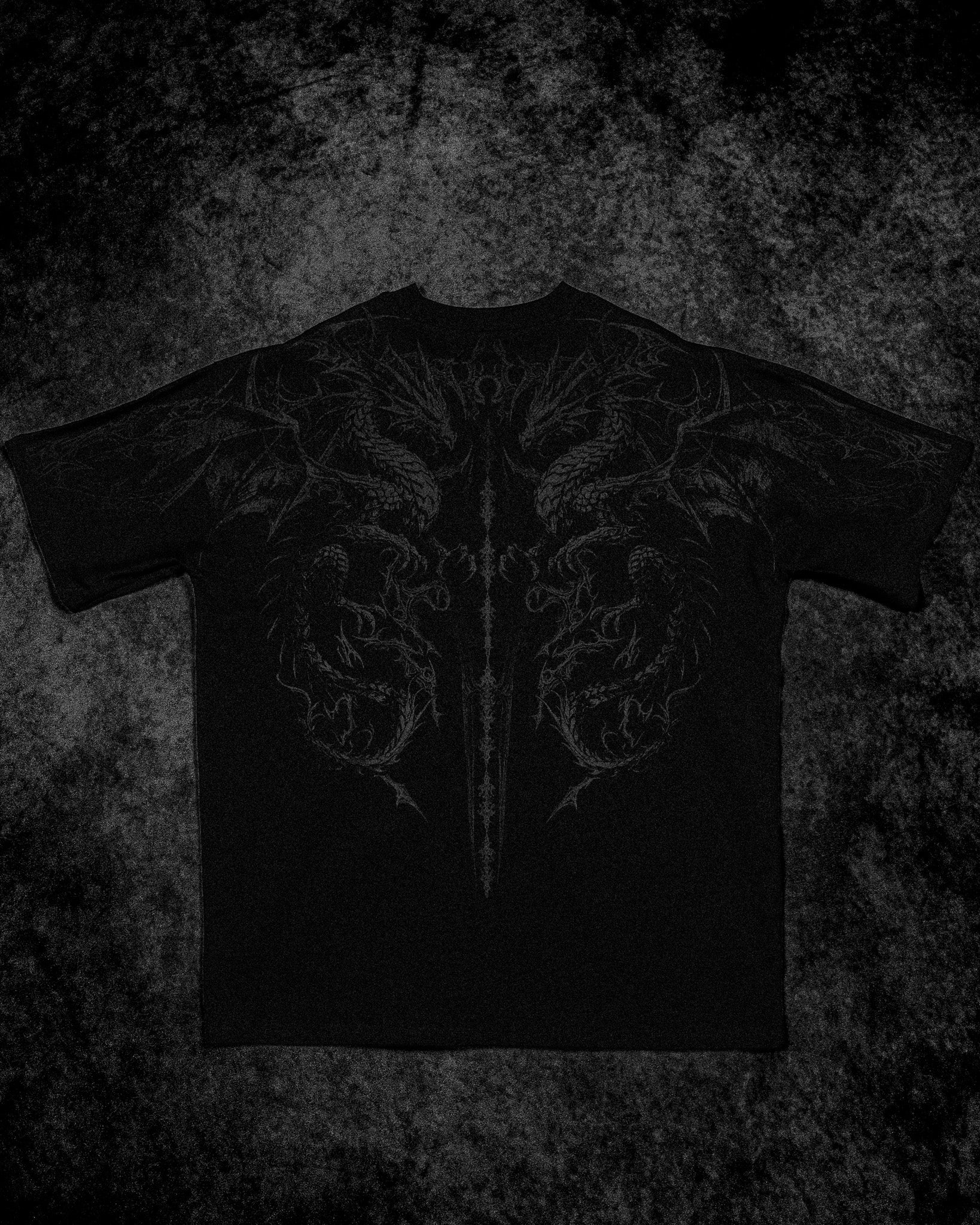 Oversized T-shirt [DARKNESS] [MENS DEC COLL 2025] - Breathedivinity